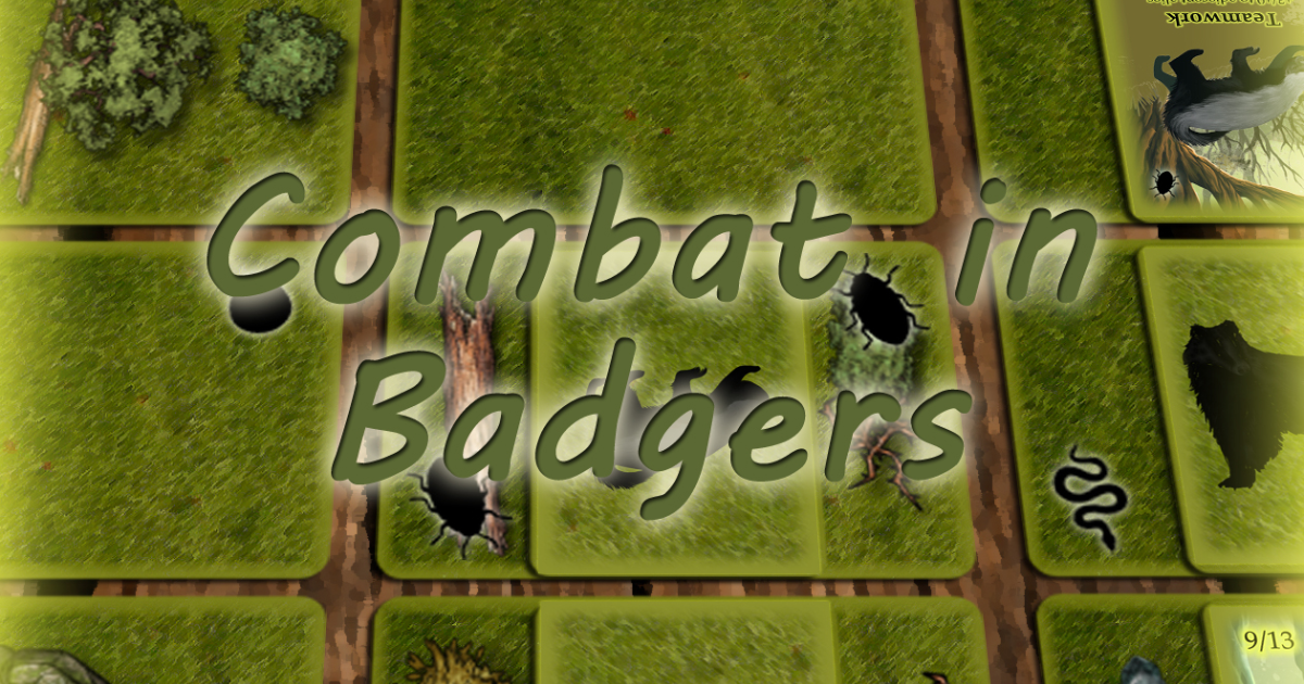 Badgers by InterHuman games - Combat in Badgers, terrain, our first ...
