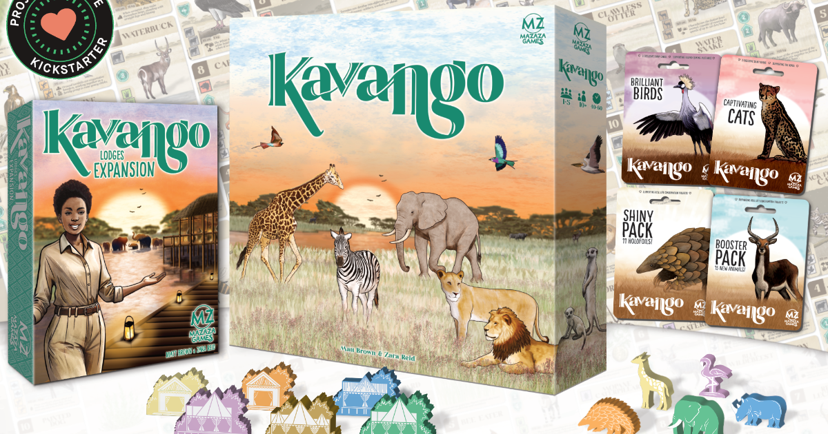 Kavango Lodges Expansion by Mazaza Games - One day to go! - Gamefound