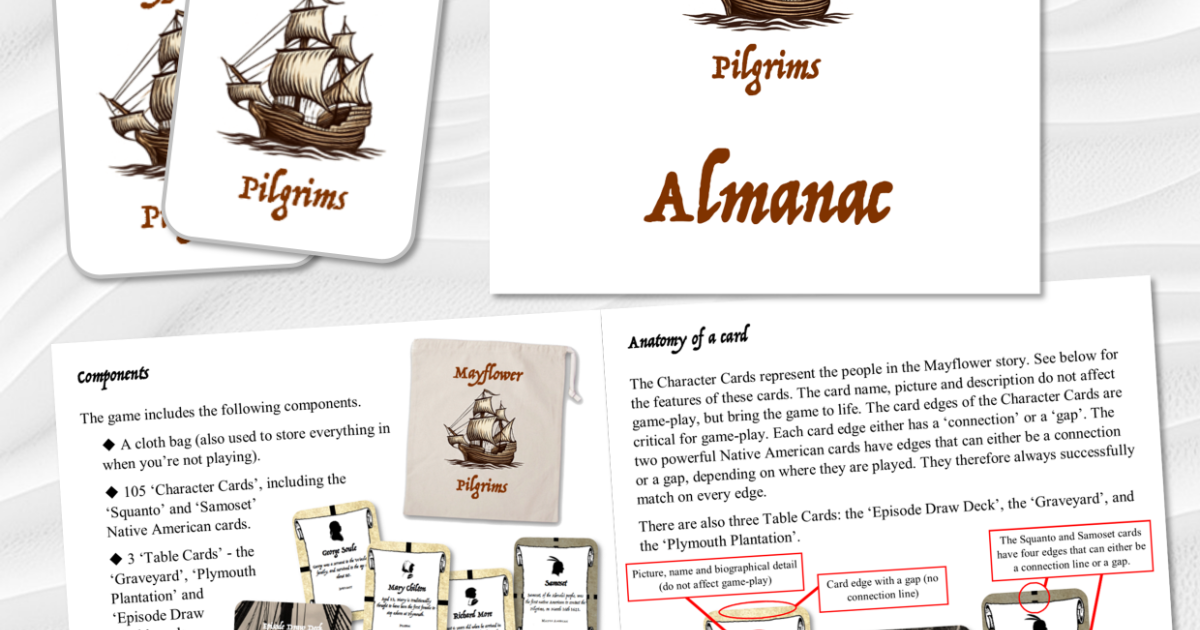 Mayflower Pilgrims by Spooky Tower Games - The Almanac (all 48 pages ...