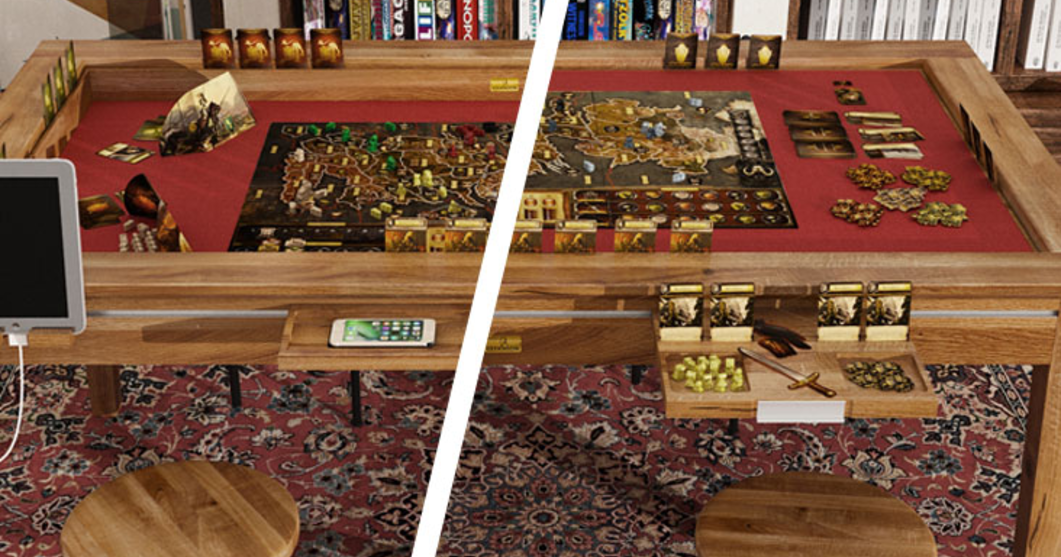 The Megan Board Game Table by Geeknson Team - PRO Inset Elevator ...