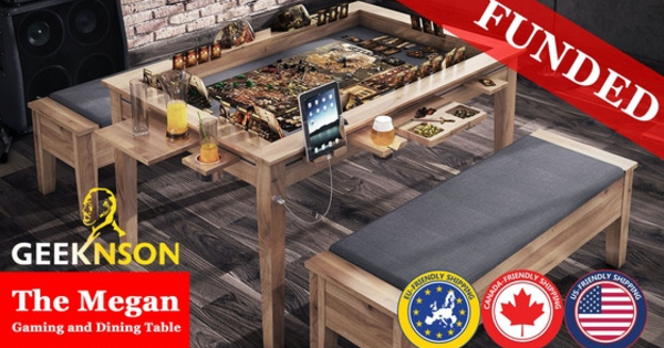 The Megan Board Game Table by Geeknson Team - Gamefound