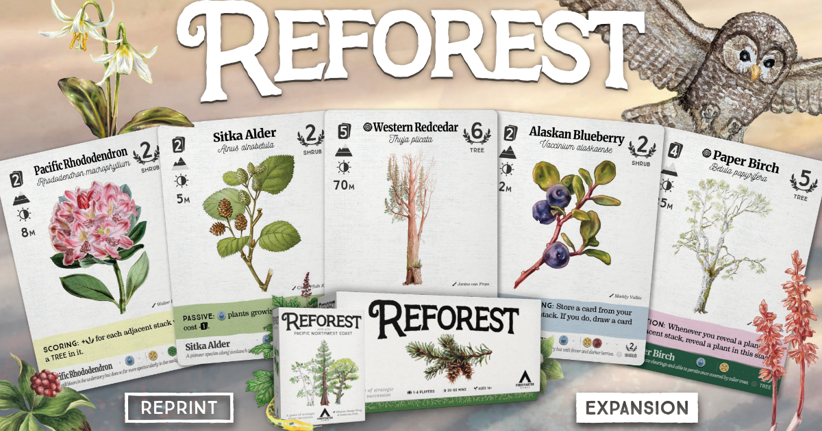 Reforest: Reprint + Old Growth by Firestarter Games - Your pledge ...