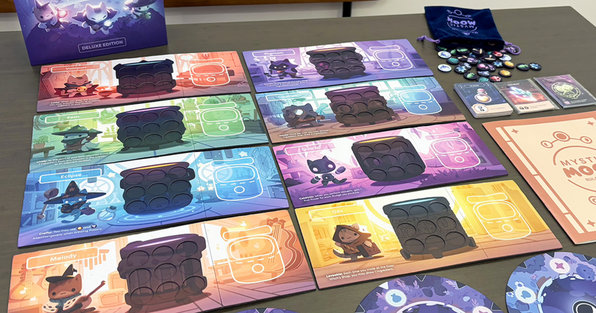 Mystic Moon by Unstable Games - These Mystic Moon prototypes are ...