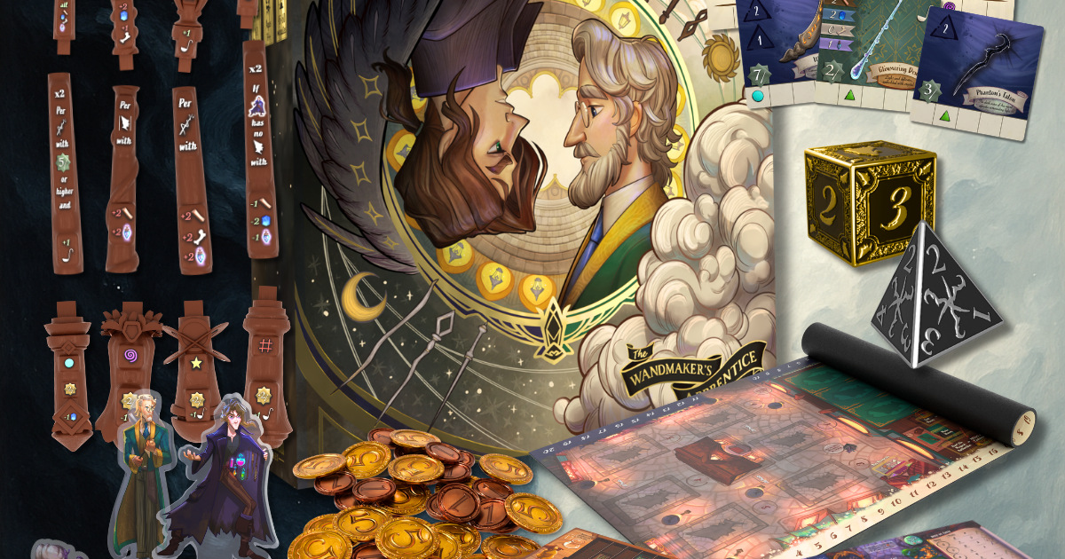 The Wandmaker's Apprentice: Asymmetrical 2-Player Game by SweaterBear ...