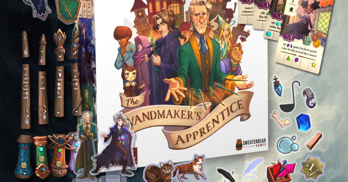 The Wandmaker's Apprentice: Asymmetrical 2-Player Game by SweaterBear ...
