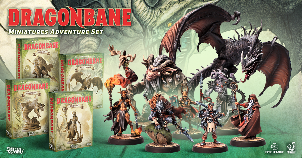 Dragonbane RPG Miniatures — Northern Beasts by Titan Forge - Gamefound