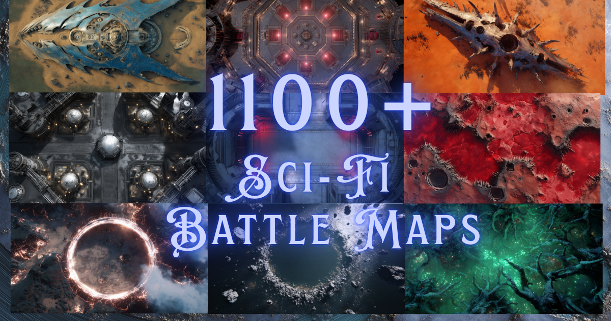 1100+ Sci-fi Battlemaps for TTRPG and VTT by Agnesagraphic - Gamefound