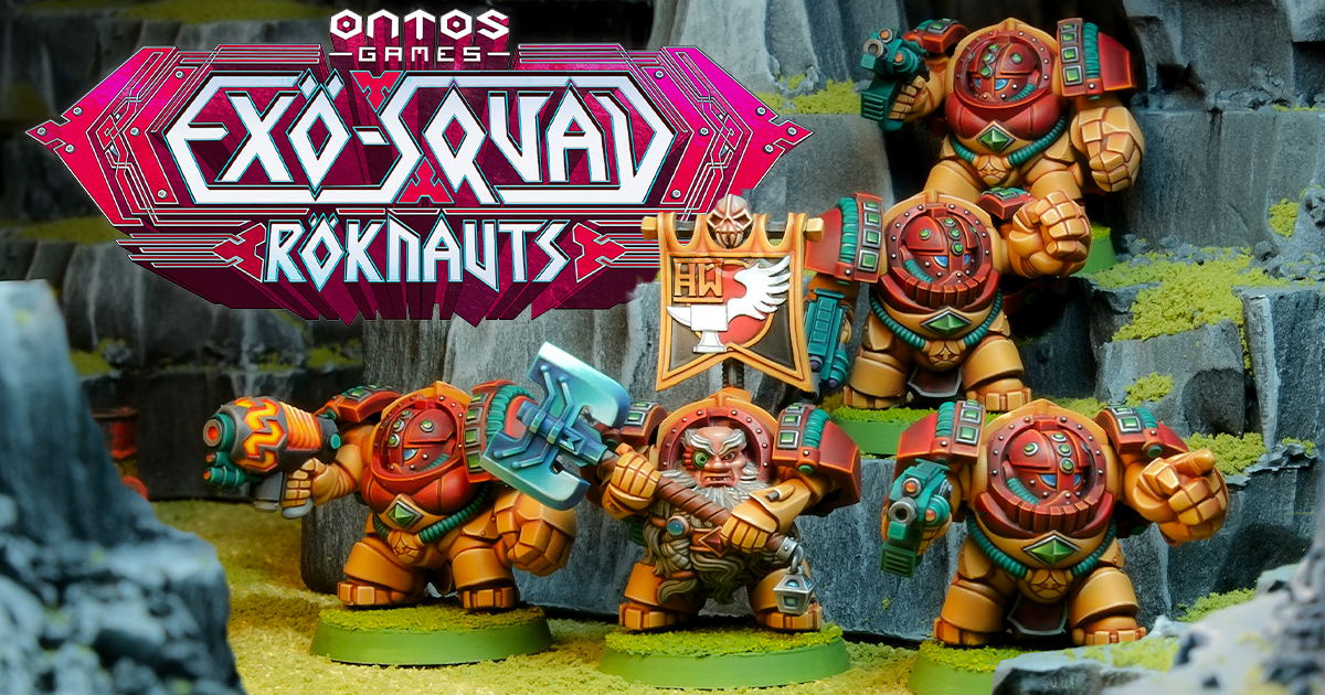 Exö-Squad Röknaut Space Dwarf Miniatures by Ontos Games - Gamefound