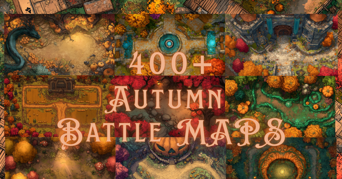 RPG Maps: 400 + Autumn Collection for VTT & TTRPGs by Agnesagraphic ...