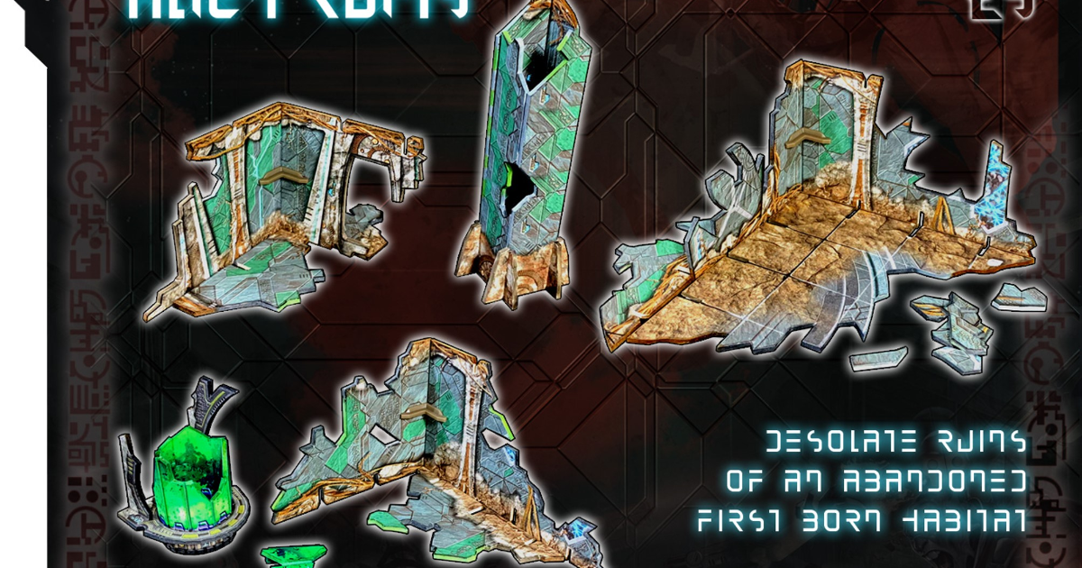 Core Space: First Born by Battle Systems - Alien Catacomb Ruins - Gamefound