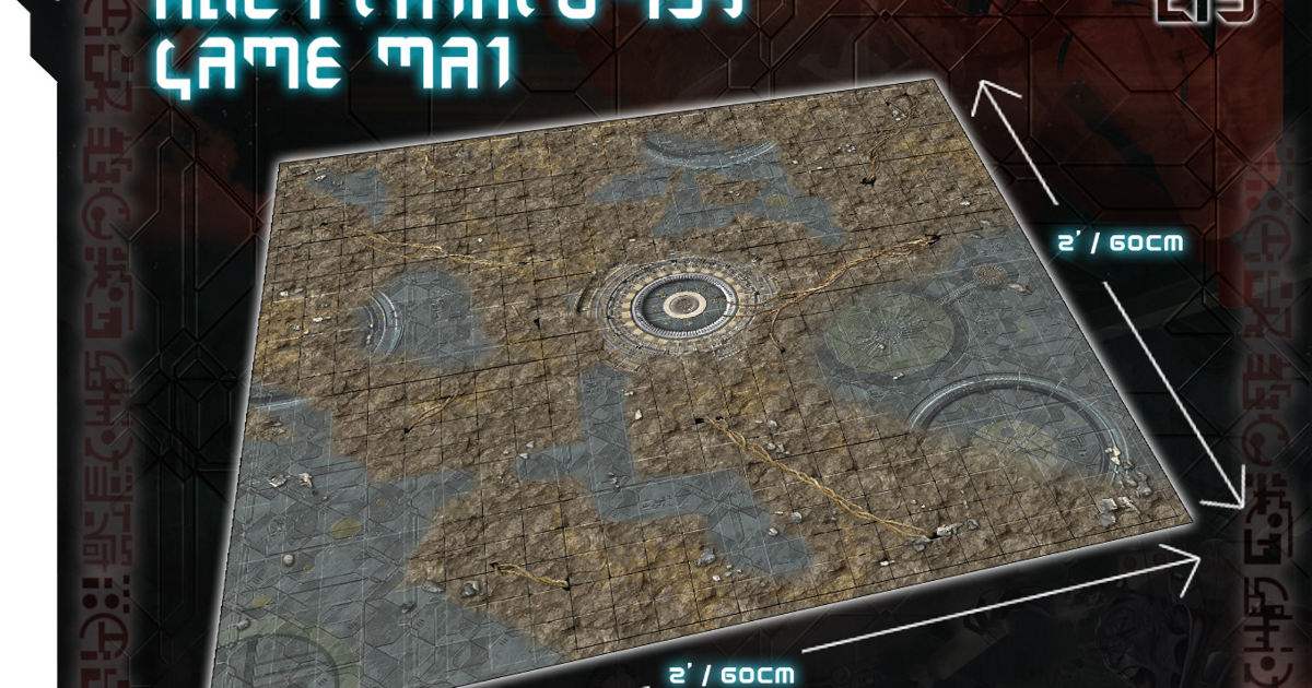 Core Space: First Born by Battle Systems - Alien Catacombs Gaming Mat ...