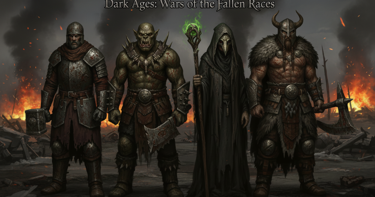 Dark Ages: Wars Of The Fallen Races by SimonaDark'o - Gamefound