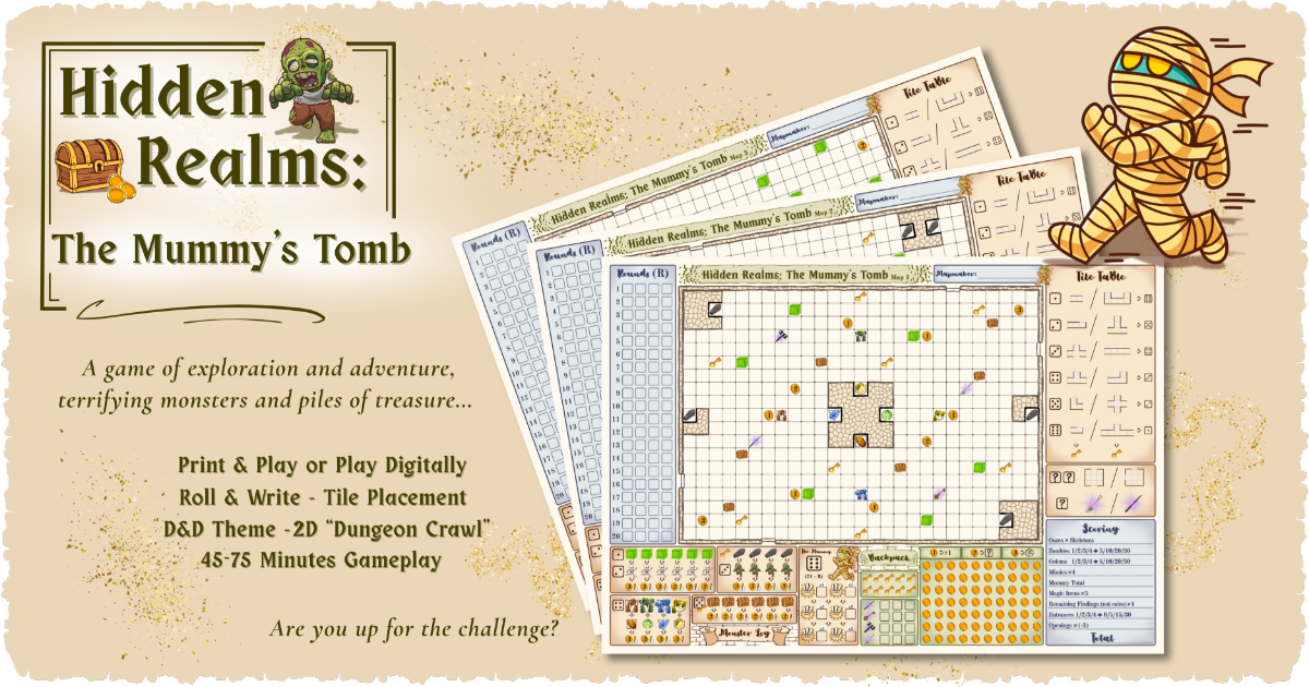 Hidden Realms: The Mummy's Tomb by Tabletop for World - Gamefound