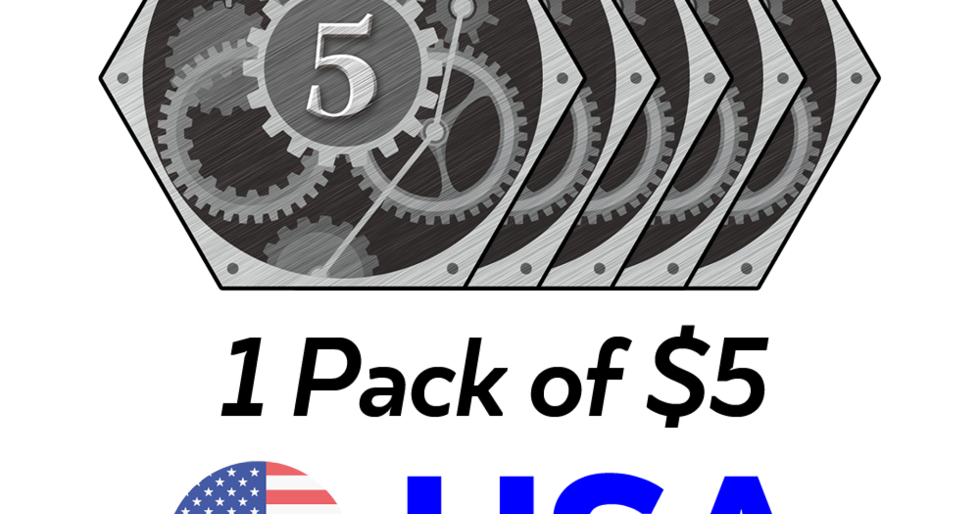 Rail Coins: Hexagonal Metal Coins for Train Games by Moaideas Game ...