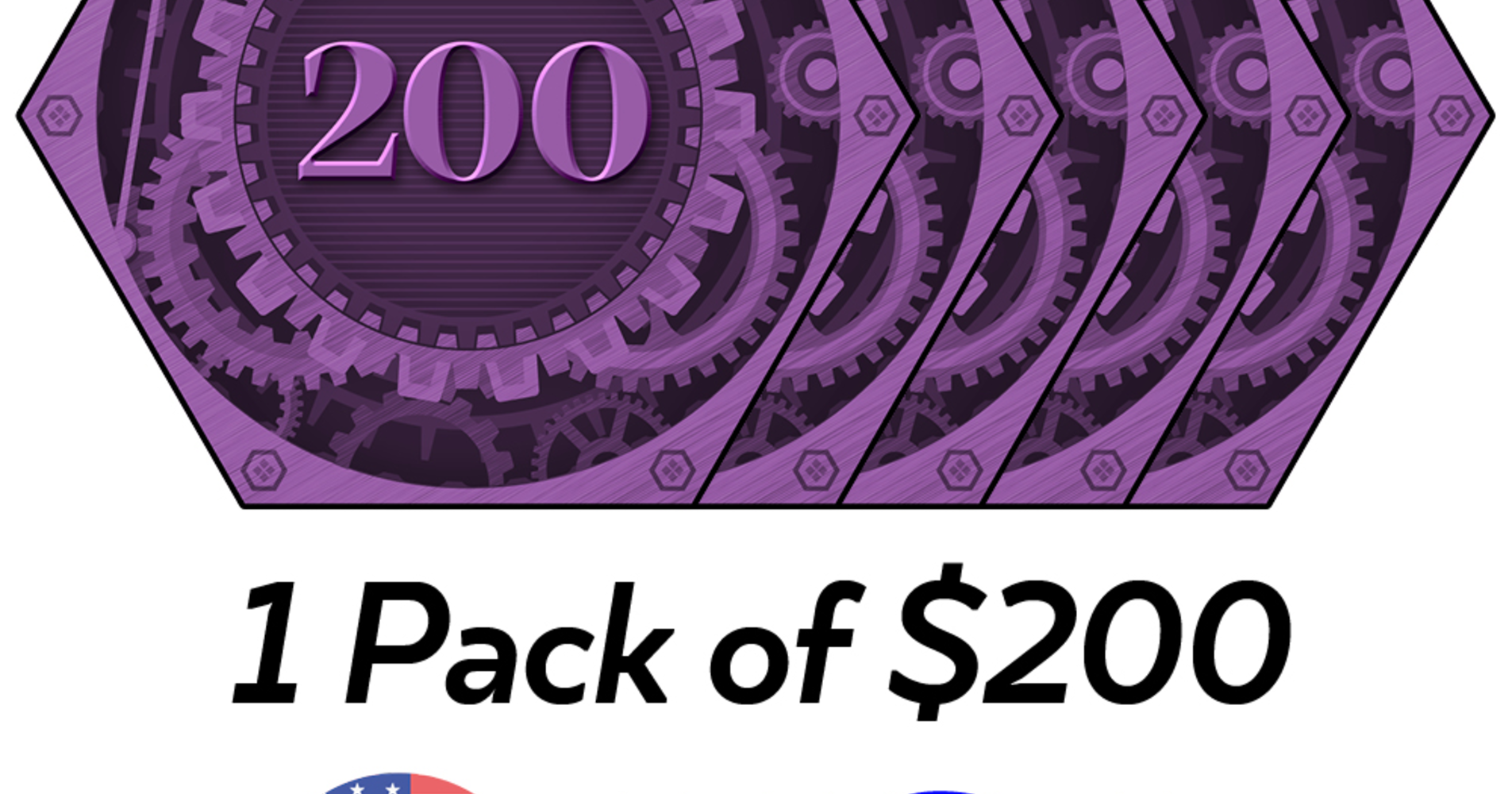 Rail Coins: Hexagonal Metal Coins for Train Games by Moaideas Game ...