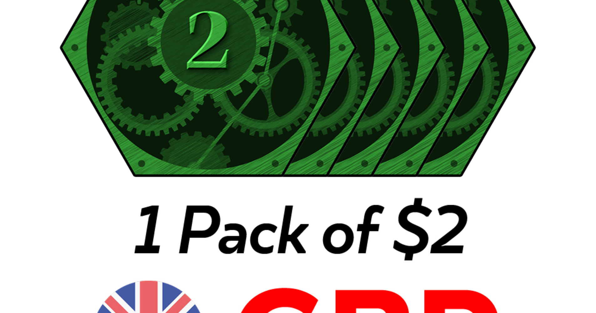 Rail Coins: Hexagonal Metal Coins for Train Games by Moaideas Game ...