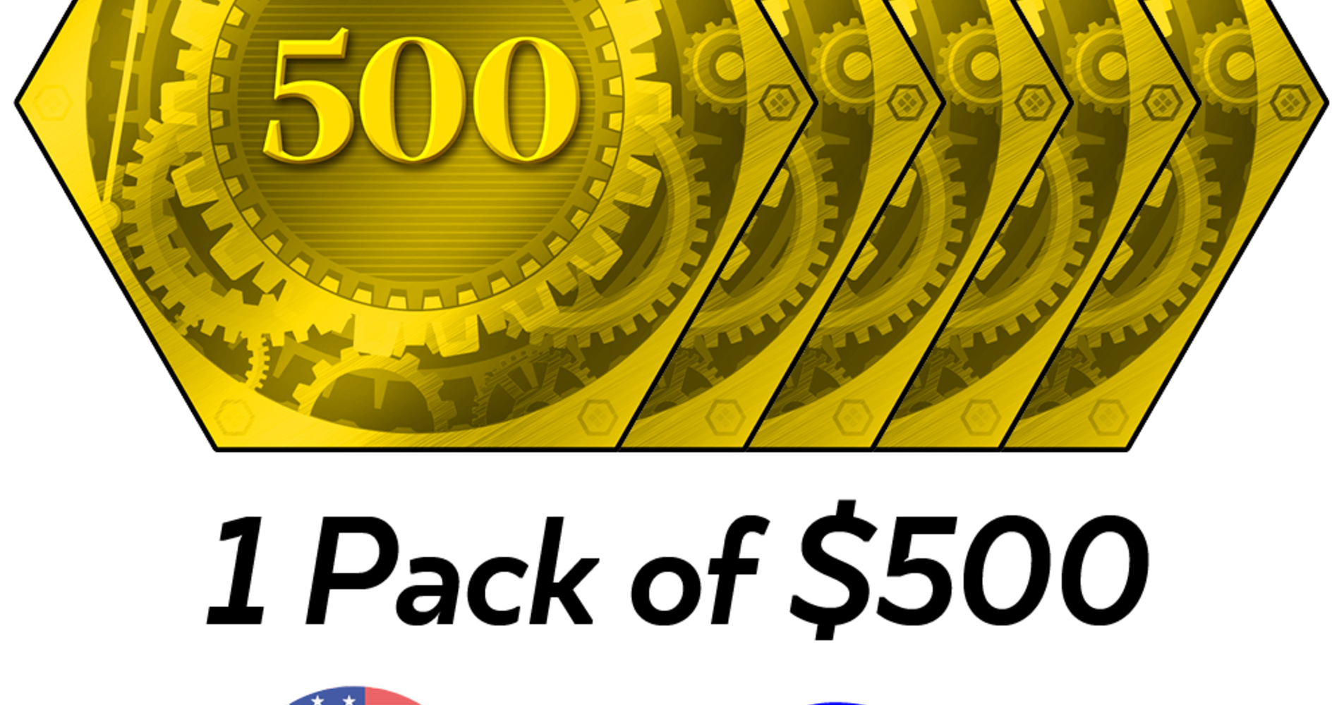 Rail Coins: Hexagonal Metal Coins for Train Games by Moaideas Game ...