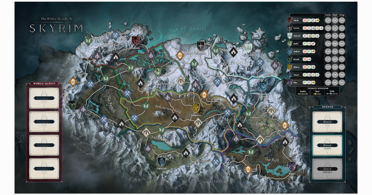 The Elder Scrolls V: Skyrim The Adventure Game by MODIPHIUS ...