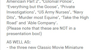 Classic Movie Miniatures Episode 3:Whiteout by Sally 4th - Catch Up ...