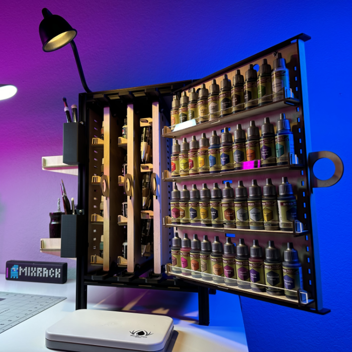 MIXRACK Modular Paint Storage and Hobby Workstation by Grim Rabbit ...