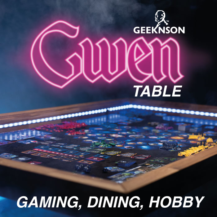 The Gwen Gaming Table by Geeknson by Geeknson Team - Gamefound