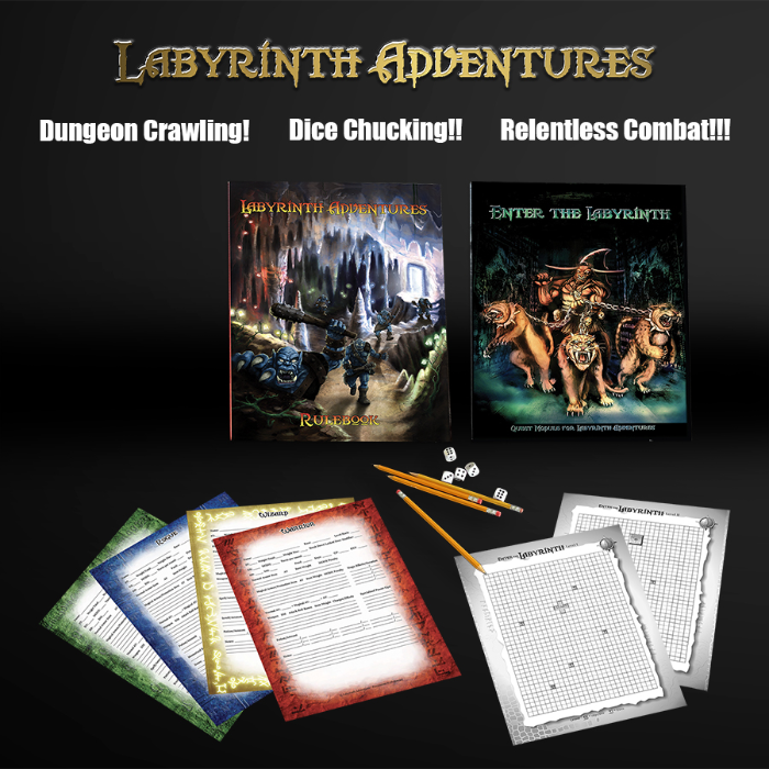 Labyrinth Adventures by Chris Zimmerman - Gamefound