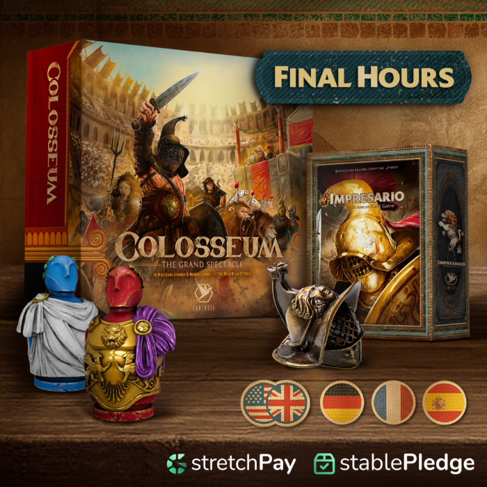 Colosseum: The Grand Spectacle by Fantasia Games - Gamefound