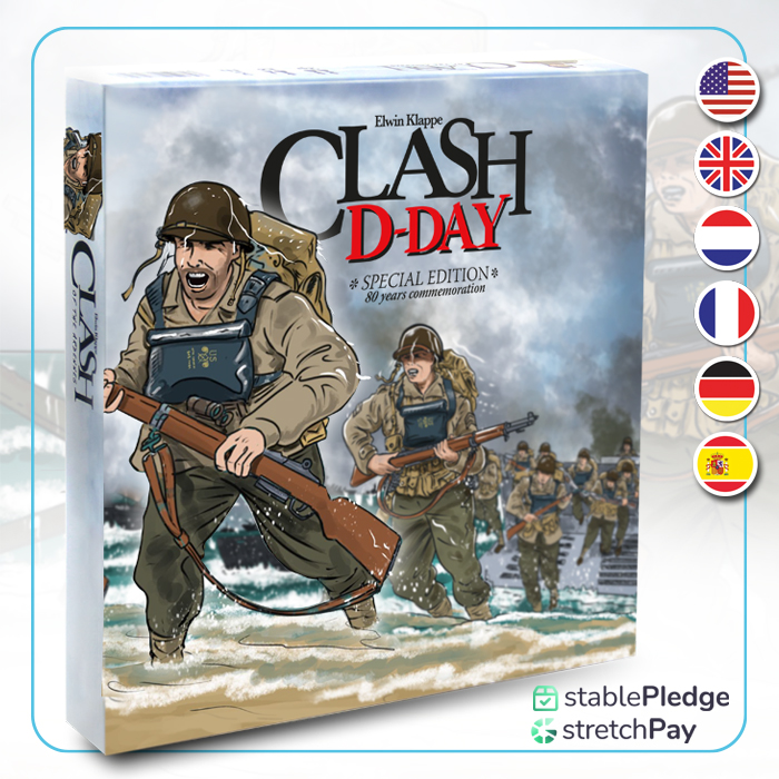 Clash - D-Day Special edition by Elwin Klappe - Gamefound
