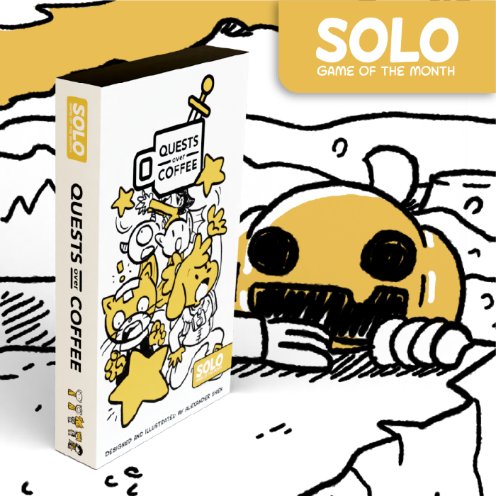 Quests Over Coffee [Solo Game of the Month] by Gabe-Barrett - Gamefound
