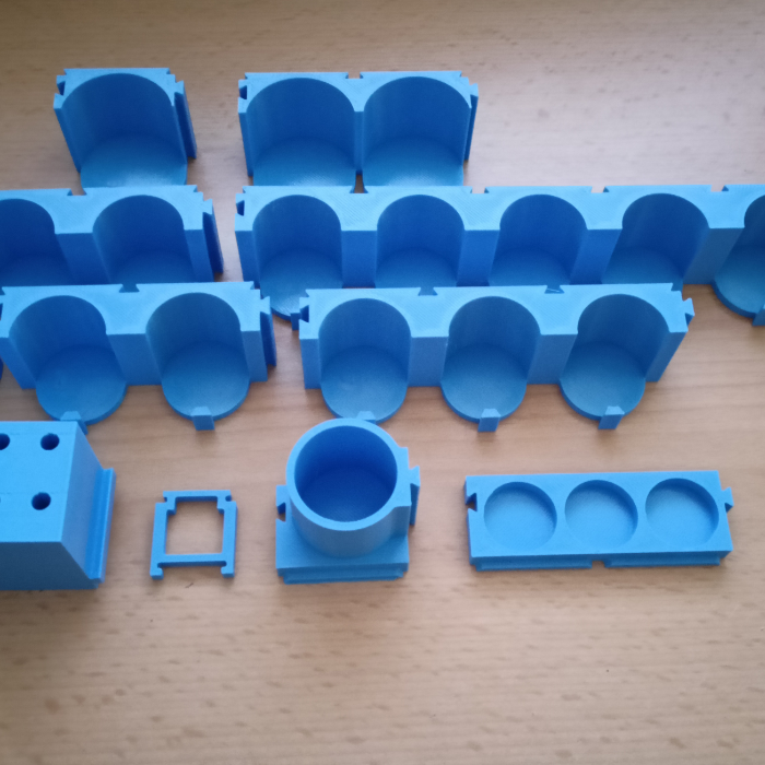 Modular Paint Rack - Ultimate - .STL for 3D print by JRZee - Gamefound