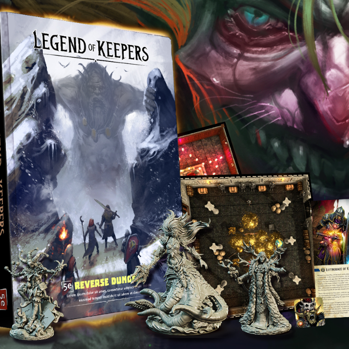 Legend of Keepers 5E Reverse Dungeon and STL Miniatures by Art of the ...