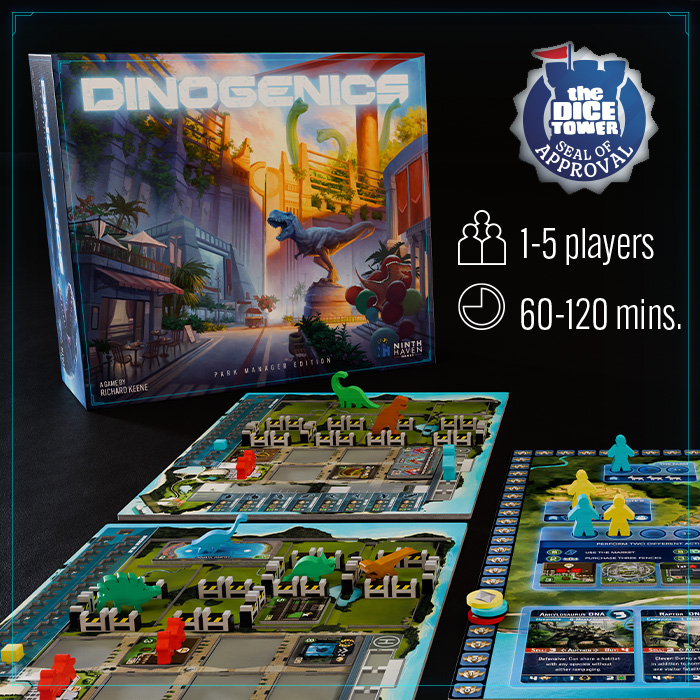 DinoGenics: New Arrivals by NinthHaven Games - Gamefound