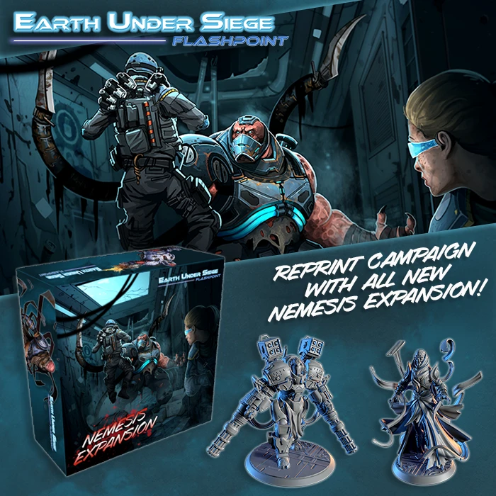 Earth Under Siege: Flashpoint Reprint plus Nemesis Expansion by Dark ...