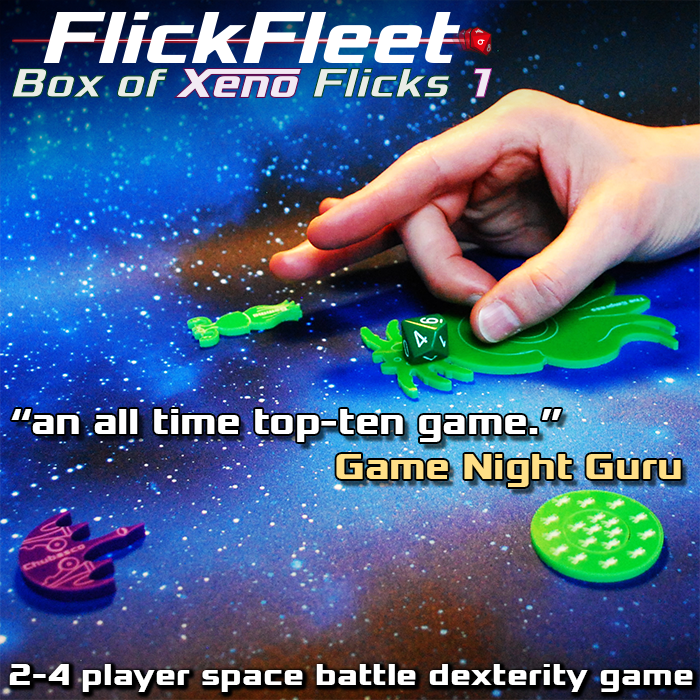 FlickFleet: Box of Xeno Flicks 1 by Eurydice Games Ltd - Gamefound