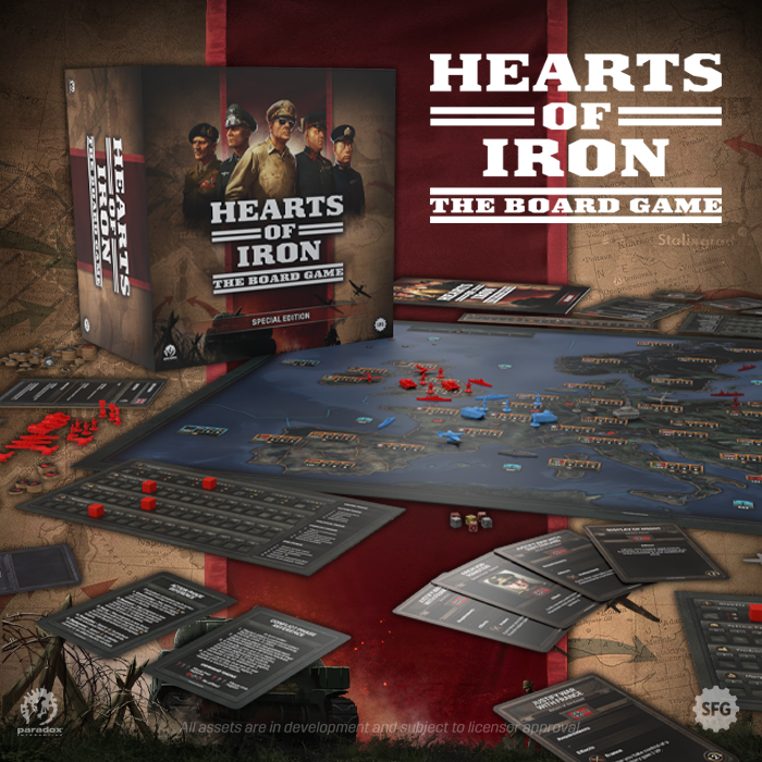 Hearts of Iron: The Board Game by Steamforged Games - Gamefound
