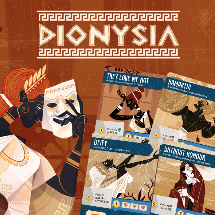 Dionysia - A Greek Tragedy In Your Pocket by Button Shy Games - Gamefound
