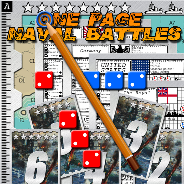 One Page Naval Battles by One Page Creations - Gamefound