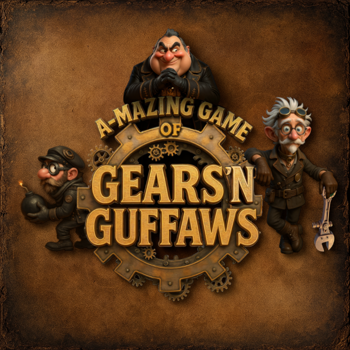 A-Mazing Game of Gears 'N Guffaws by MiniBadWolf Games - Gamefound