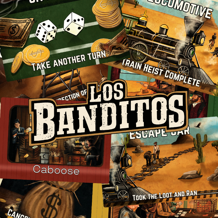 Los Banditos: The Train Heist Card Game by SeriouslyBoardGames - Gamefound