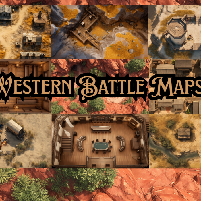 360 Western Battle Maps For TTRPG and VTT by Agnesagraphic - Gamefound