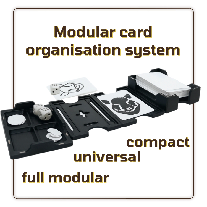 Modular card organisation system by BoarCard - Gamefound