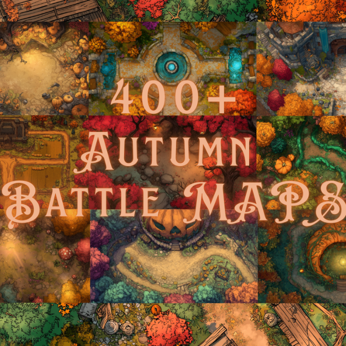RPG Maps: 400 + Autumn Collection for VTT & TTRPGs by Agnesagraphic ...