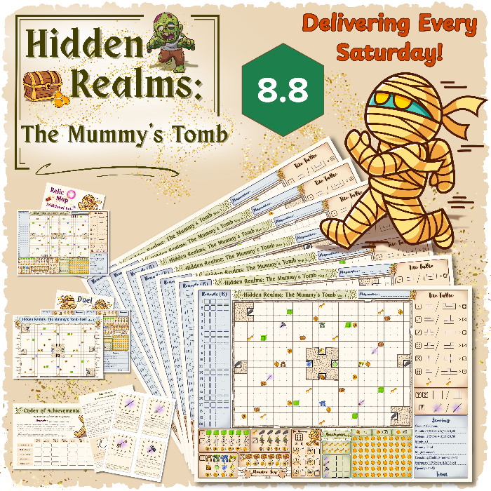 Hidden Realms: The Mummy's Tomb by Tabletop for World - Gamefound