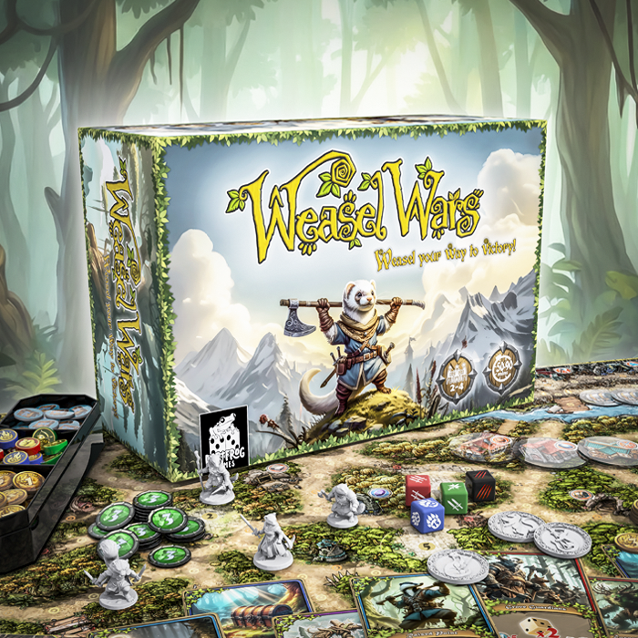 Weasel Wars by dartfrog games - Gamefound