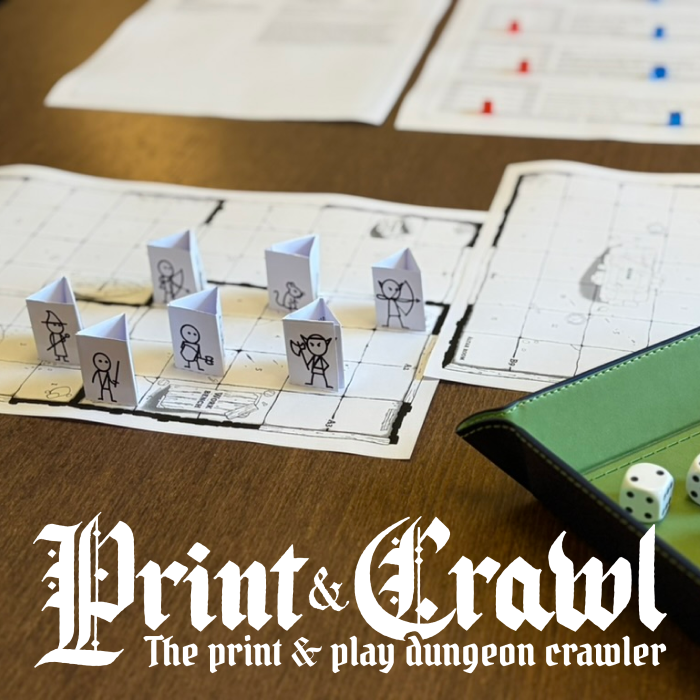 Print & Crawl: The print & play dungeon crawler by Anthony Hobday ...