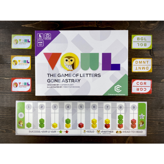 Vowl: The Game of Letters Gone Astray by Cameron Art - Copy of The Game ...