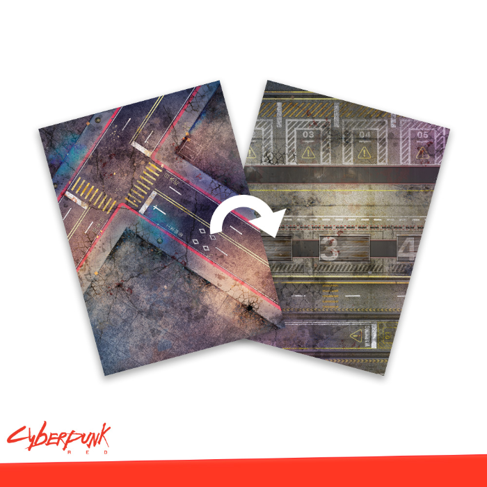 Cyberpunk Red: Combat Zone by Monster Fight Club - Combat Zone Game Mat ...
