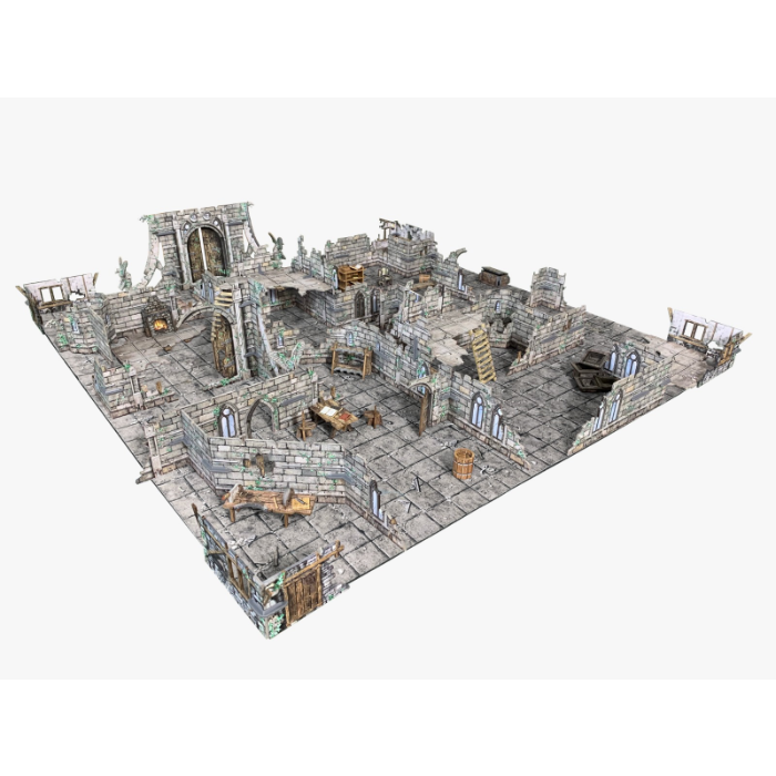 Fantasy Wargames Terrain by Battle Systems - Ruined Monastery - Gamefound