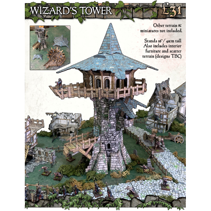 Fantasy Wargames Terrain by Battle Systems - Wizard's Tower - Gamefound