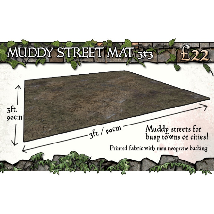 Fantasy Wargames Terrain by Battle Systems - 3x3 Muddy Streets Gaming ...